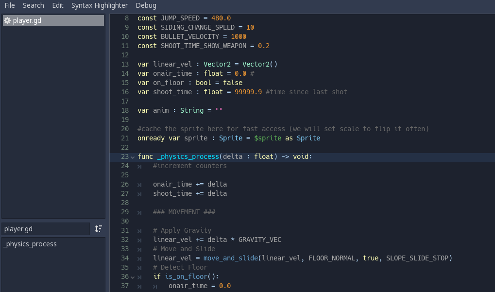 Godot Engine Optional Typing In GDScript