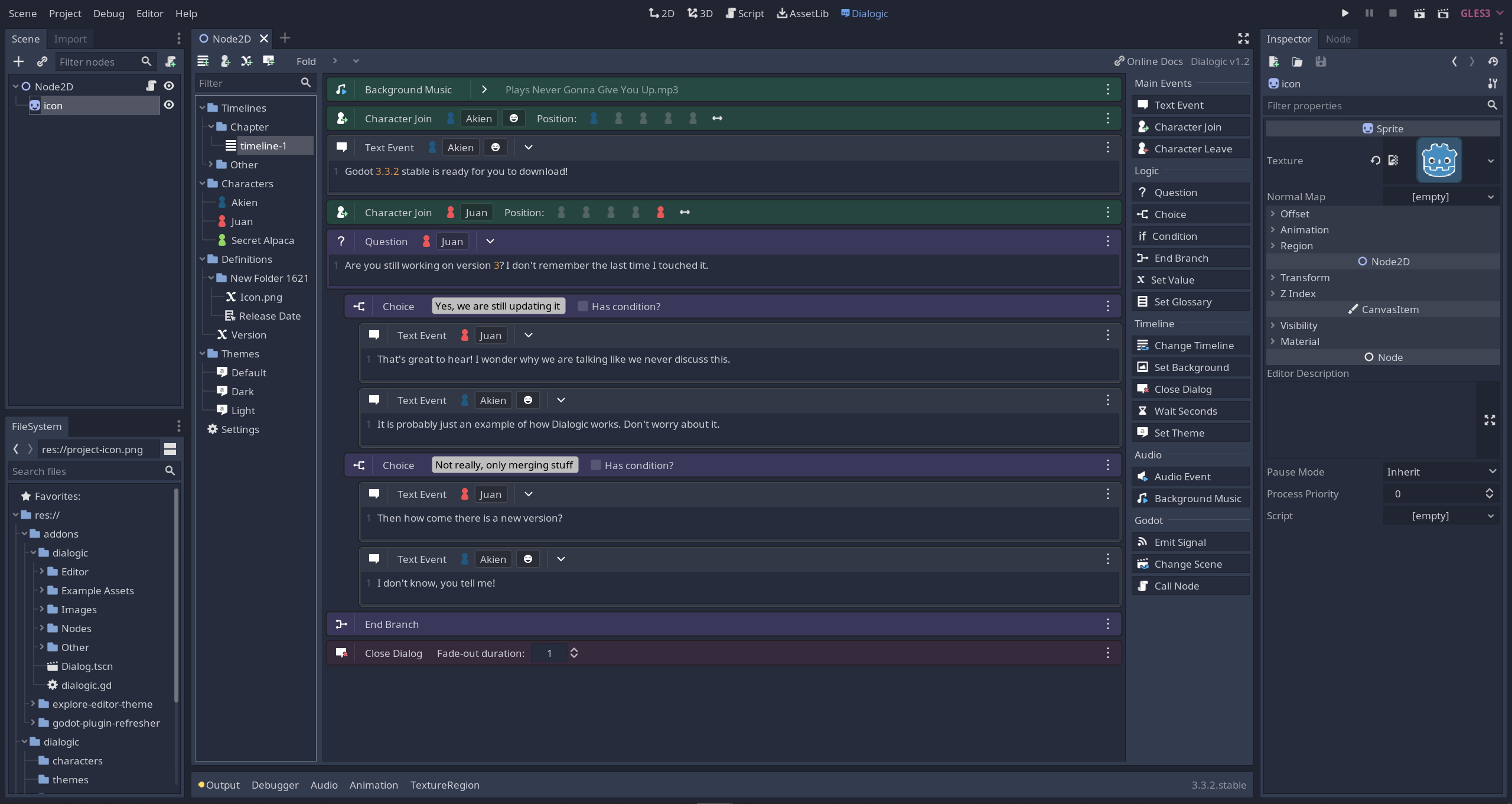Godot Engine Maintenance Release Godot 3 3 2